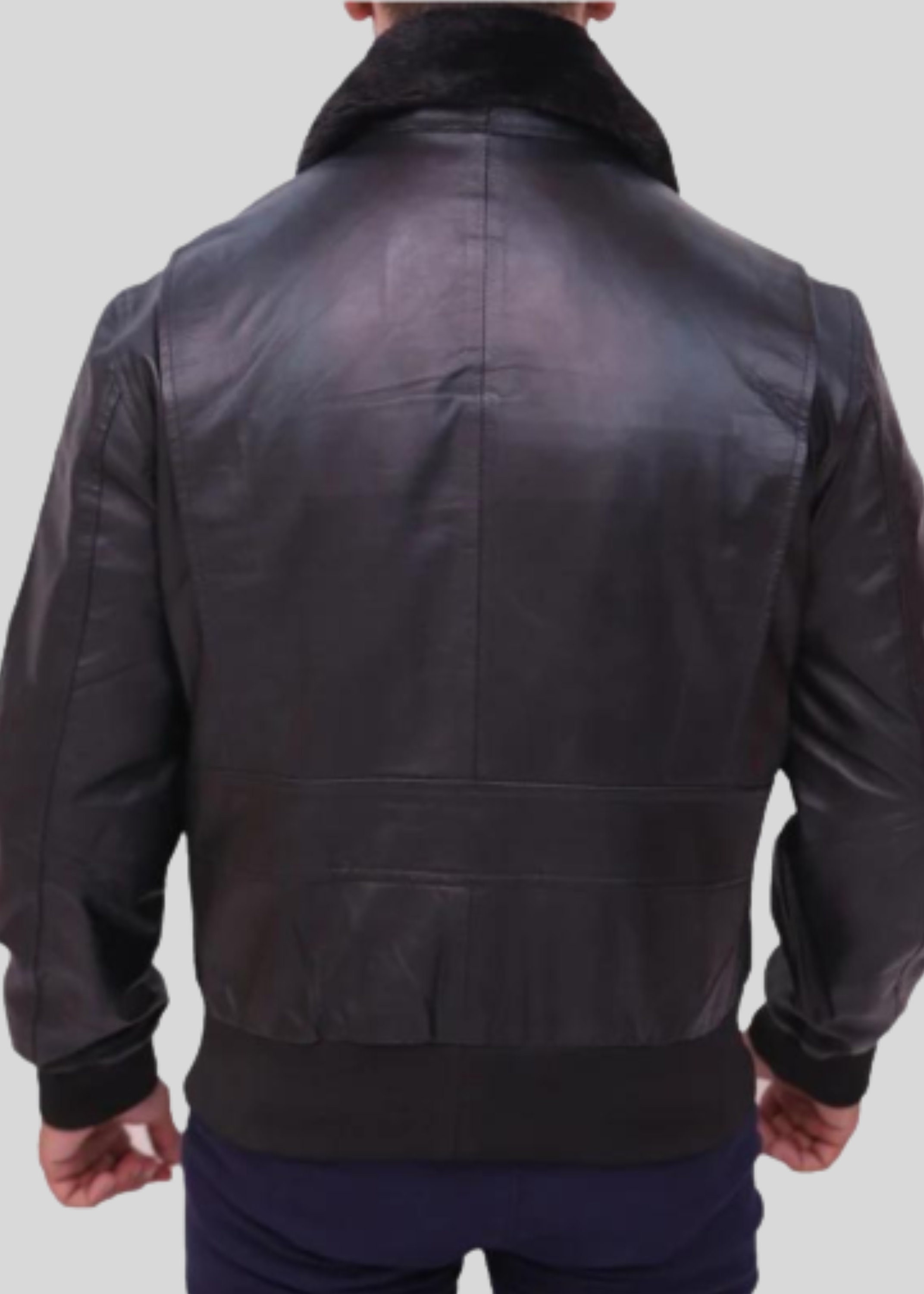 Men's WWII U.S Air Force A2 Leather Flight Bomber Jacket A2 Jacket ...