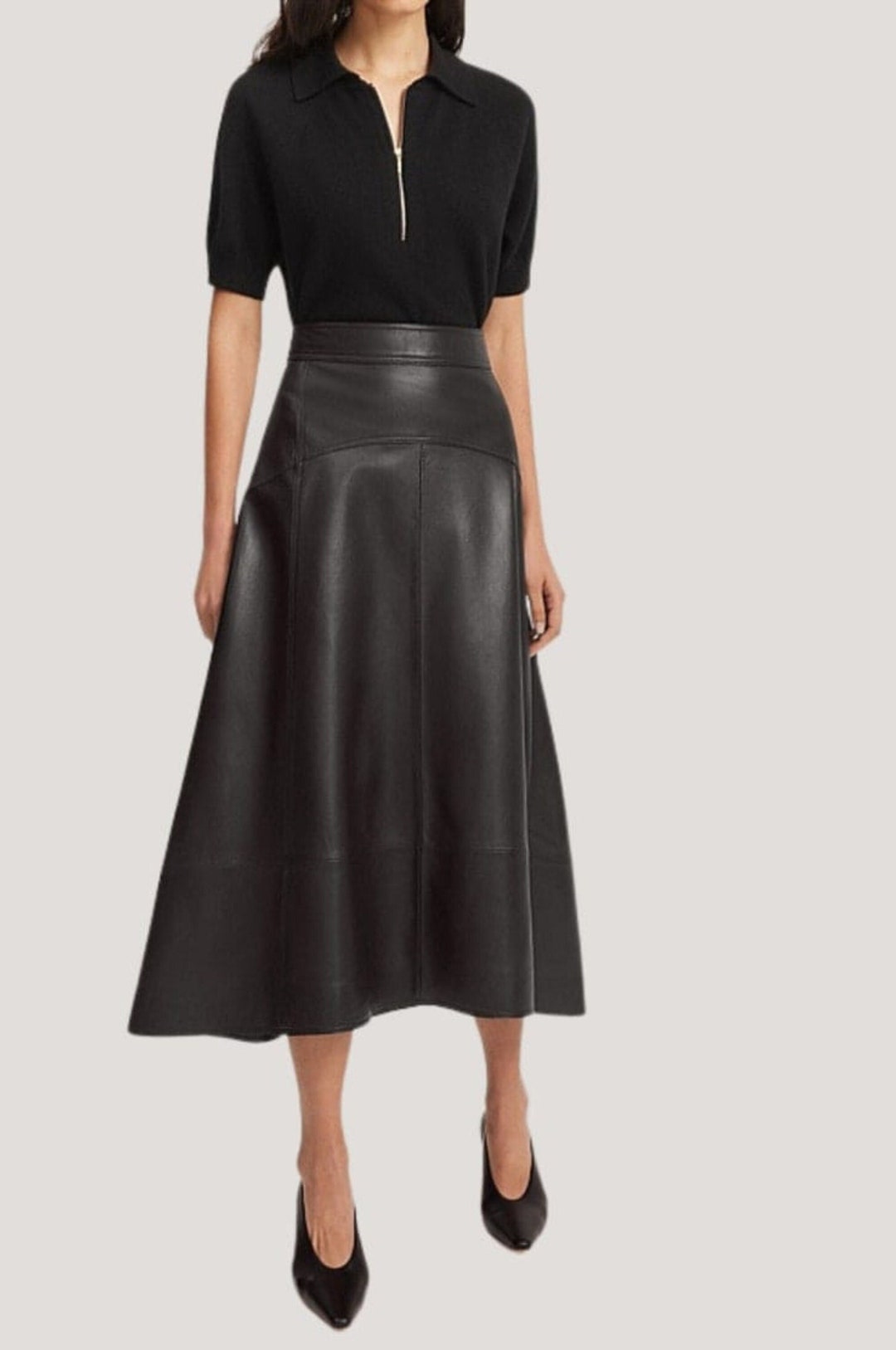 Customized Women's Lambskin Leather Skirt , Leather Skirt , Women's ...