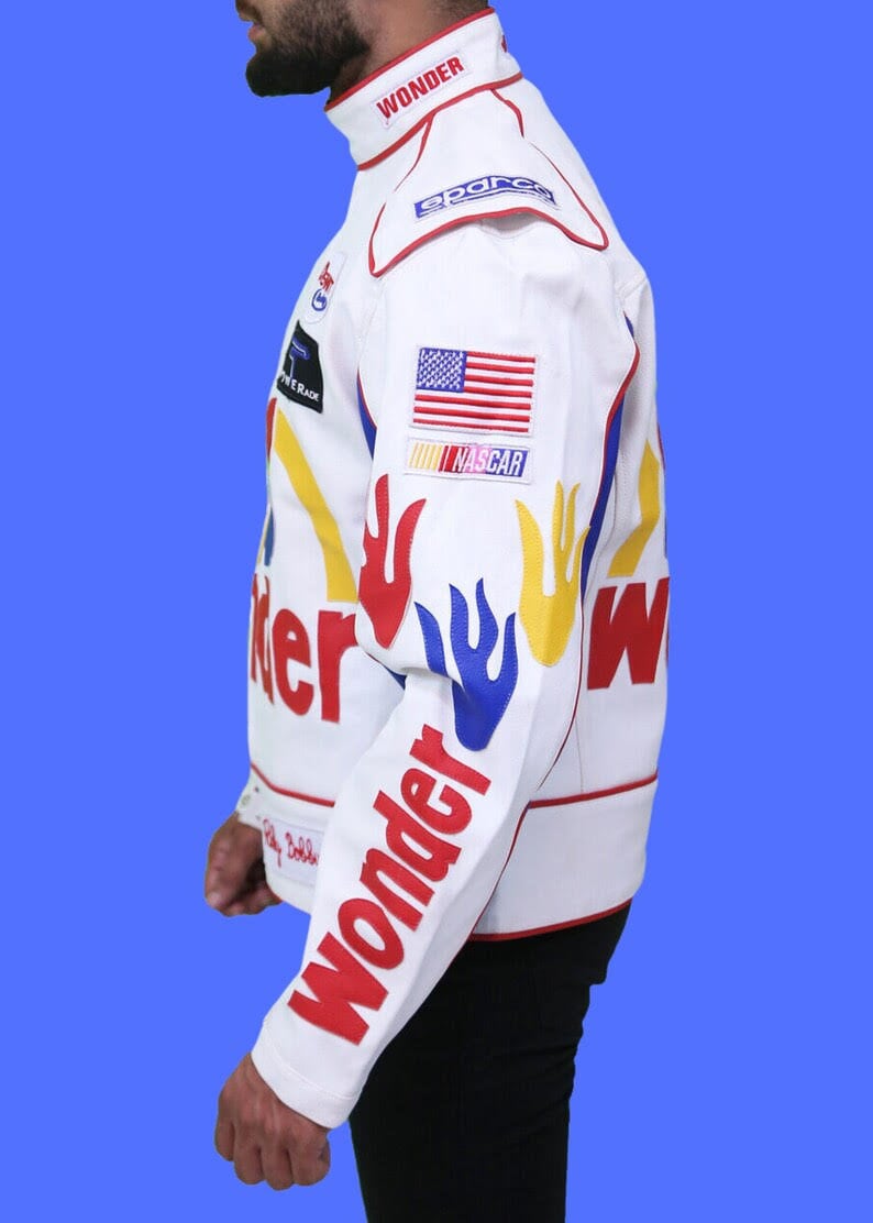 Handmade Wonder Bread the Ballad of Ricky Bobby Costume Racing Leather ...