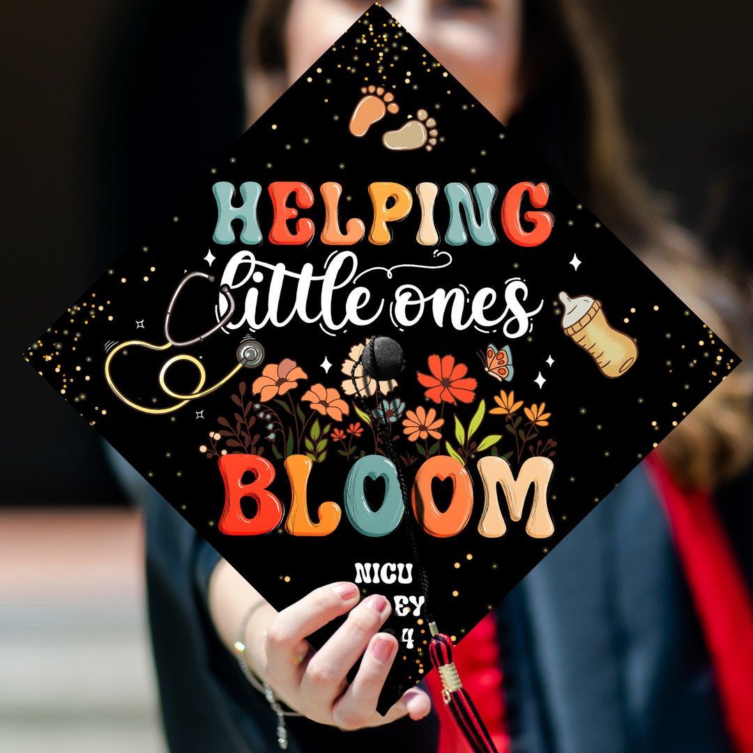 Custom NICU Nurse Graduation Cap Topper, NICU Cap Decoration to Honor ...
