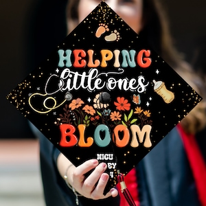 Custom NICU Nurse Graduation Cap Topper, NICU Cap Decoration to Honor ...