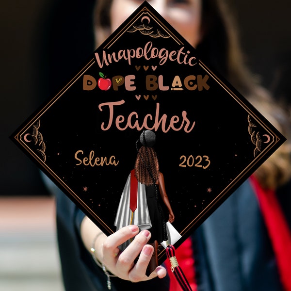 Teacher Graduation Cap Svg - Etsy