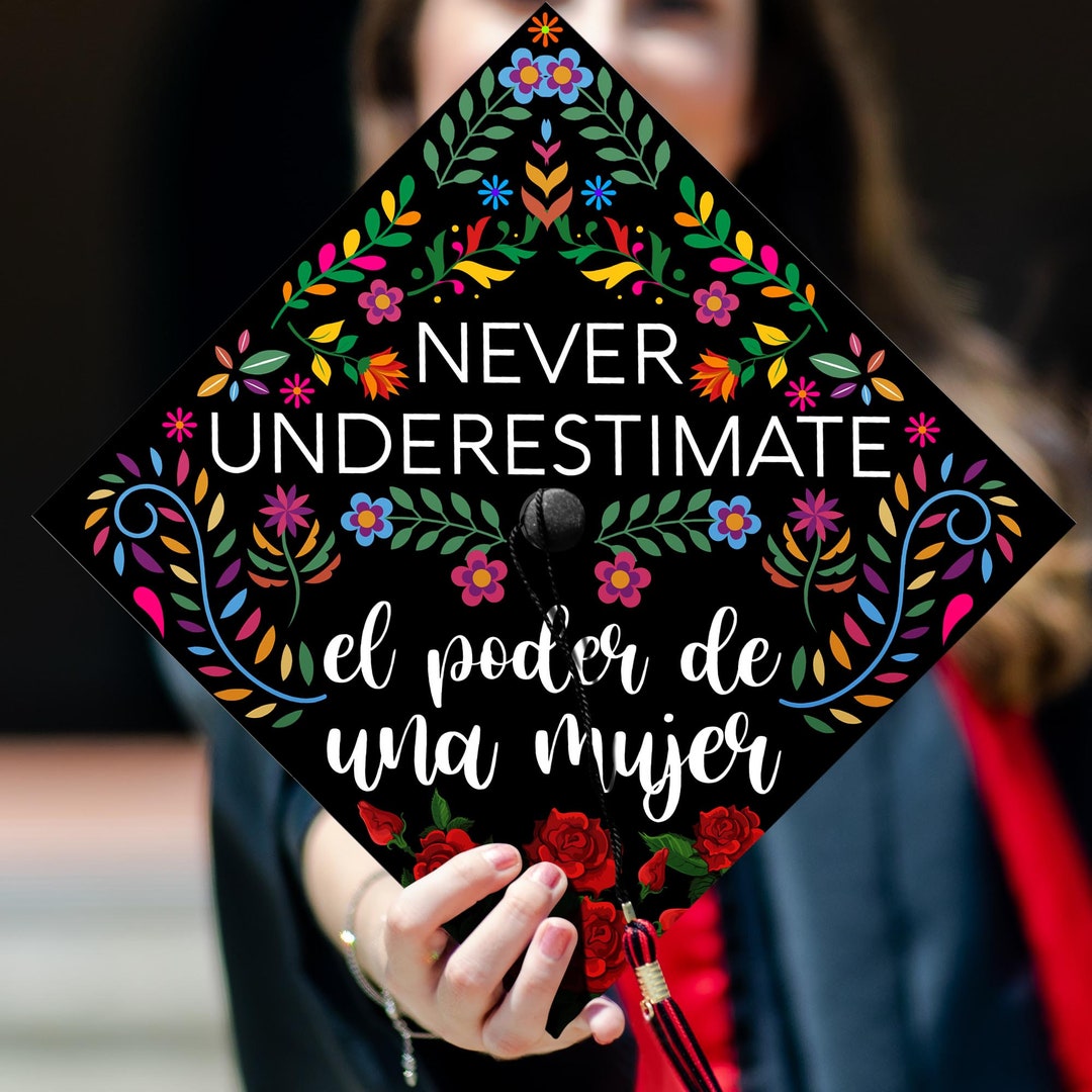 El Poder De Una Mujer Graduation Cap Topper, Latina Grad Cap Topper ...