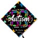Personalized Autism Printed Graduation Cap Topper, Custom Special ...
