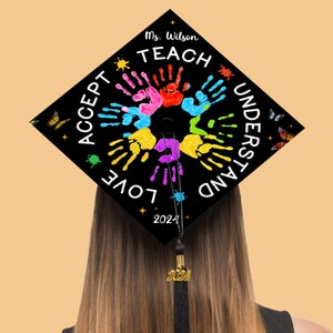 Customized Autism Awareness Graduation Cap, Personalized Cap Decoration ...