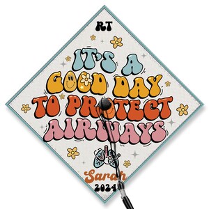 Respiratory Therapist Graduation Cap Topper, Customized RT Grad Cap to ...