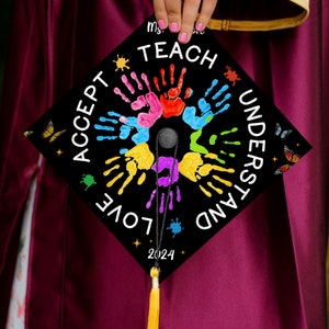 Customized Autism Awareness Graduation Cap, Personalized Cap Decoration ...