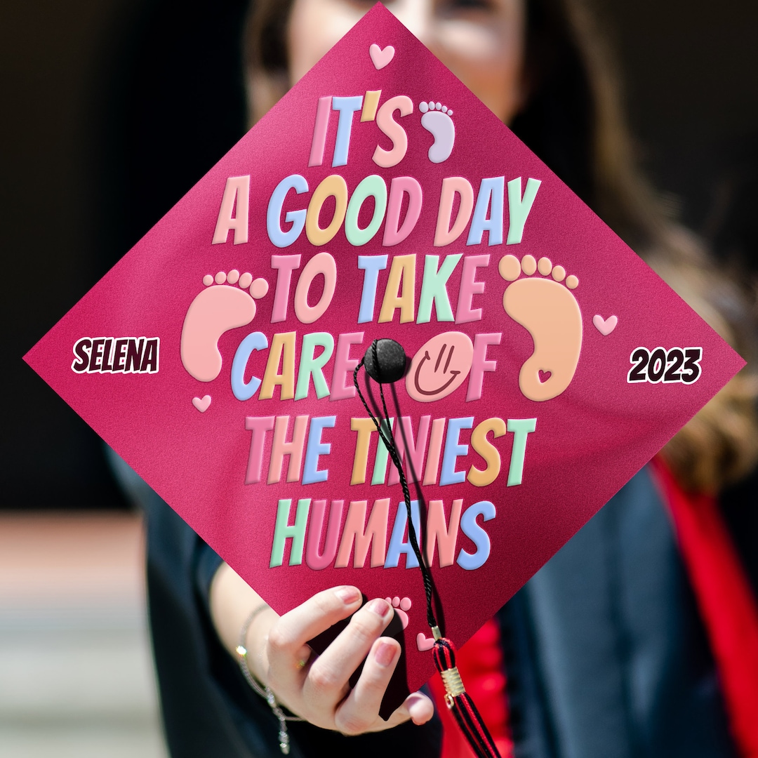 Personalized Nicu Nurse Graduation Cap, Custom Nursing Grad Cap Topper ...