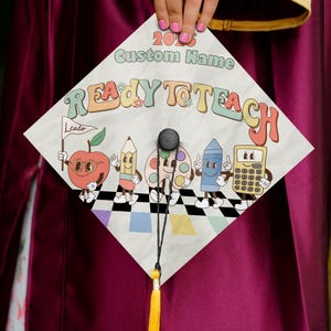 Ready to Teach Personalized Cap Decoration for Graduation, Custom ...