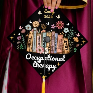 Occupational Therapy Graduation Cap Topper, Customized OT Grad Cap ...