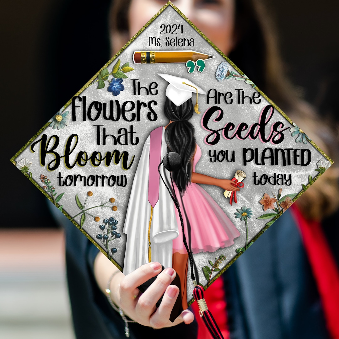 Customized Future Teacher Graduation Cap Topper, Personalized Cap ...