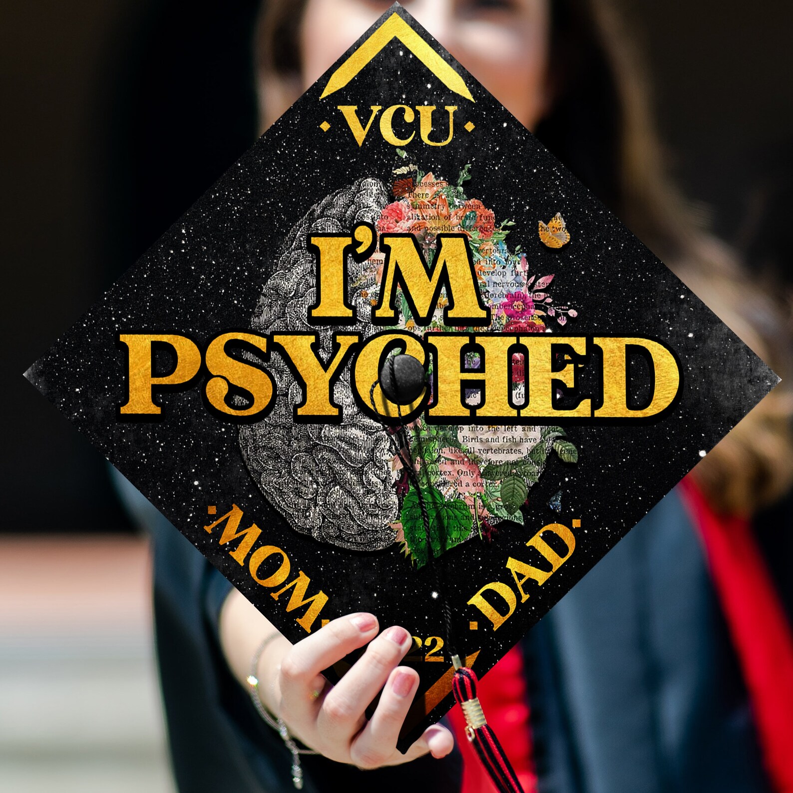 Personalized Psychology Graduation Cap Topper Funny - Etsy