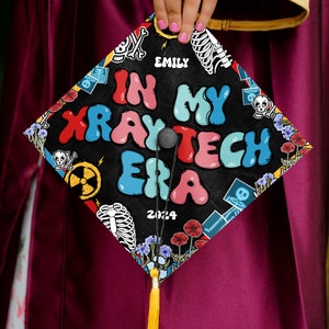 In My Xray Tech Era Graduation Cap, Radiologic Technologist Grad Cap ...