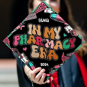 In My Pharmacy Era Graduation Cap Topper, Customized Pharmacy Cap ...