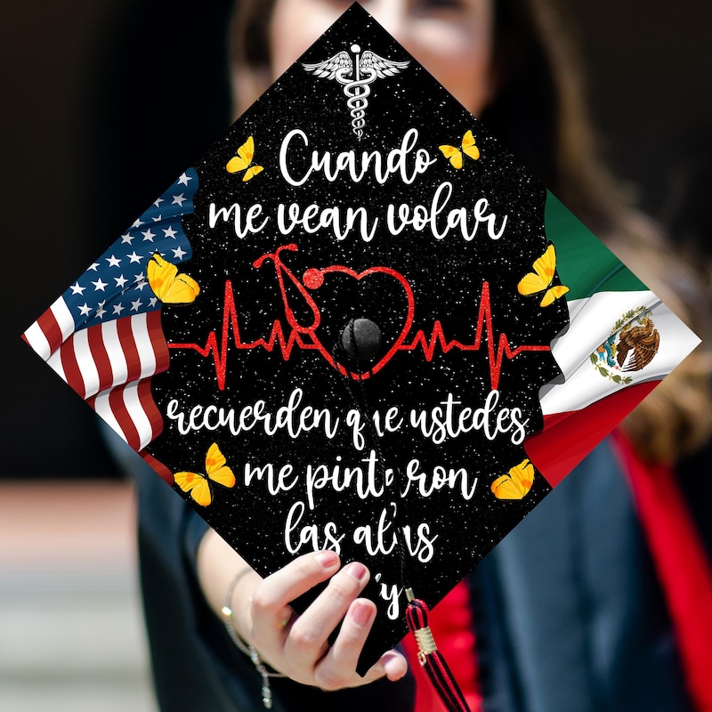 Graduation Cap Topper 2025 Spanish - Etsy