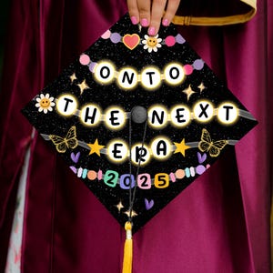 Custom College Graduation Cap Topper, Personalized Memories Grad Cap to ...