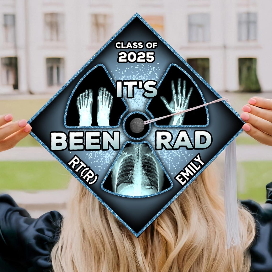 Personalized It's Been Rad Grad Cap Topper, Radiology Graduation Cap ...