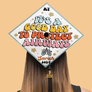 Respiratory Therapist Graduation Cap Topper, Customized RT Grad Cap to ...