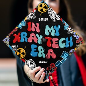 In My Xray Tech Era Graduation Cap, Radiologic Technologist Grad Cap ...