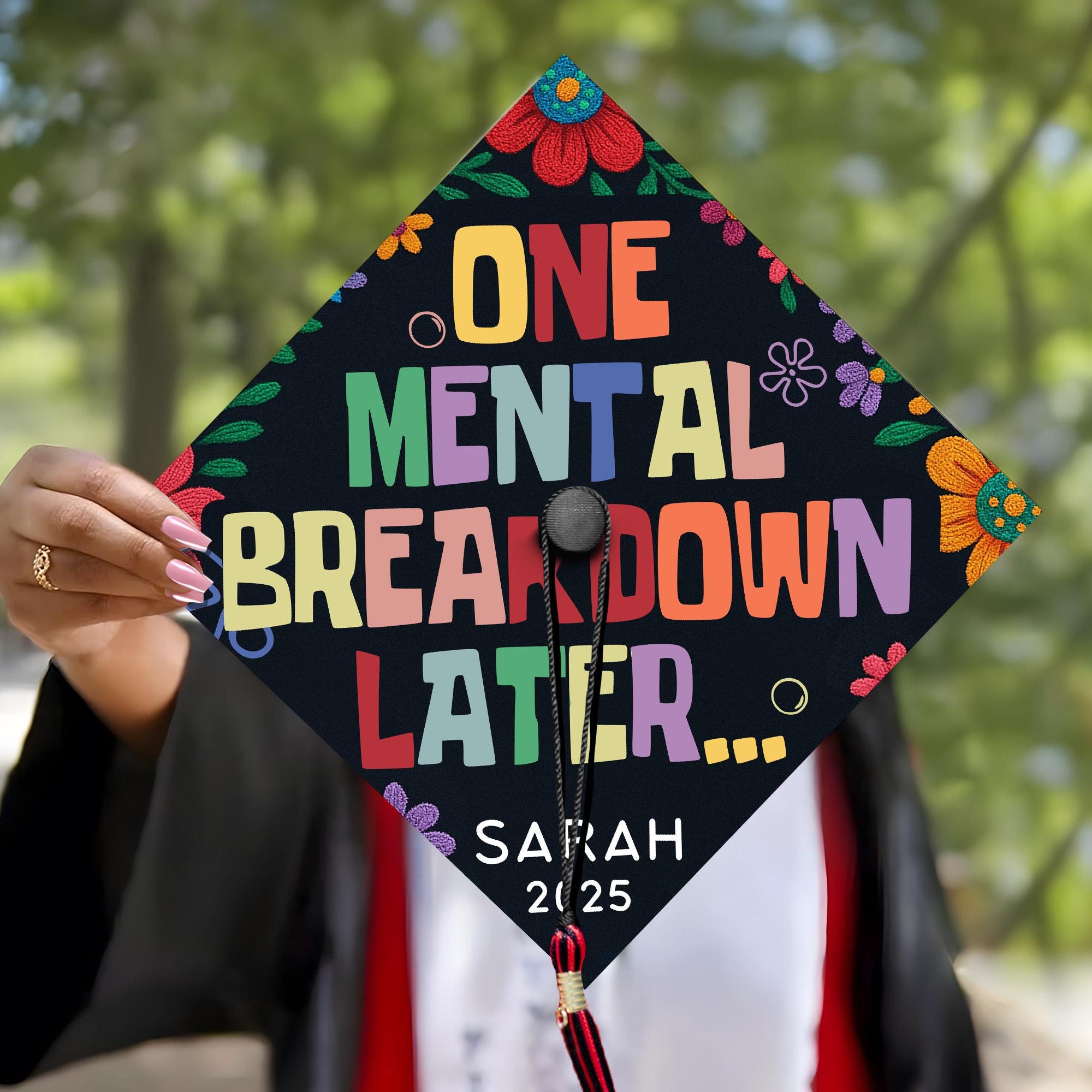 Custom Psychology Graduation Cap Topper, Personalized Psychologist Cap ...