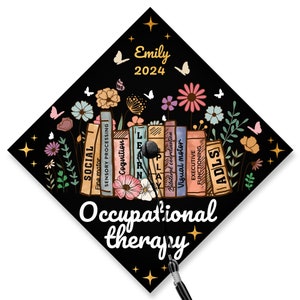 Occupational Therapy Graduation Cap Topper, Customized OT Grad Cap ...