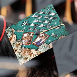 Custom Photo Memorial Cap Decoration, You Have the Best Seat in the ...