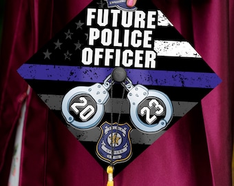 Graduation Cap Topper/ Future Police Officer - Etsy