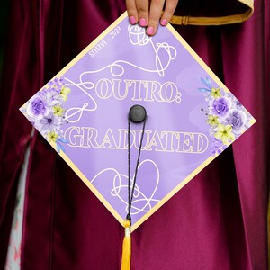 Outro Map of the Souls Graduated Graduation Cap Topper, Kpop Grad Cap ...