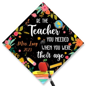 Personalized Future Teacher Grad Cap Topper, Funny Grad Cap Topper ...