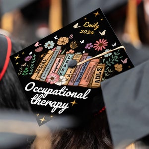 Occupational Therapy Graduation Cap Topper, Customized OT Grad Cap ...