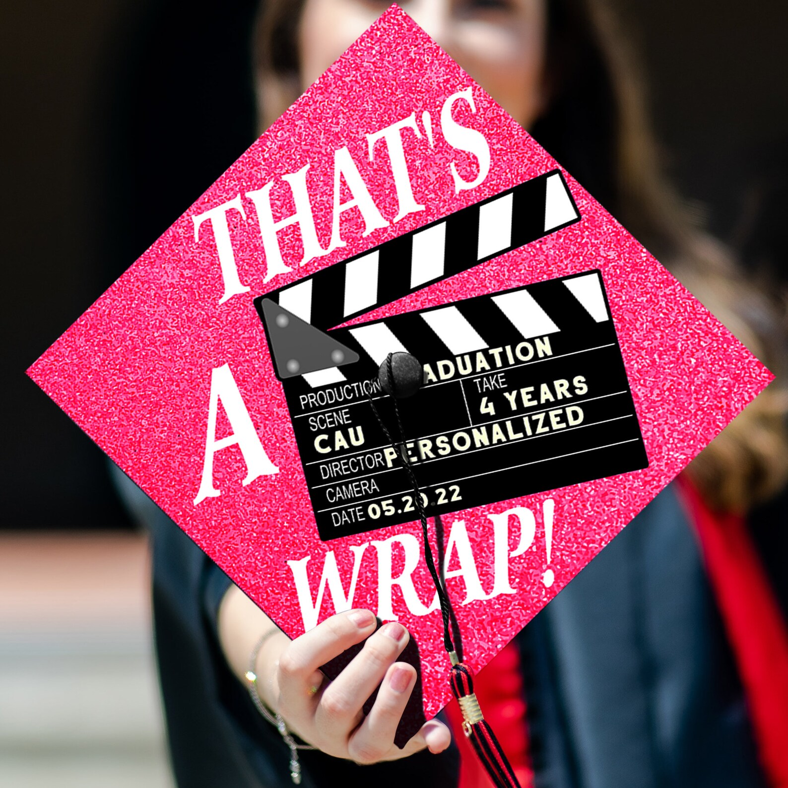 Personalized Film Student Graduation Cap Topper Funny Grad - Etsy