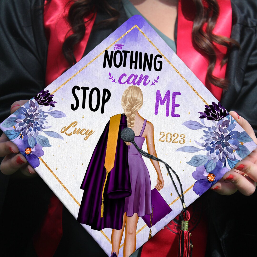 Custom Graduation Gift for Her, Nothing Can Stop Me, Black Girl Magic ...