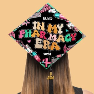 In My Pharmacy Era Graduation Cap Topper, Customized Pharmacy Cap ...