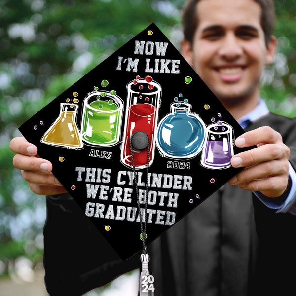 Science Graduation Cap Topper - Etsy