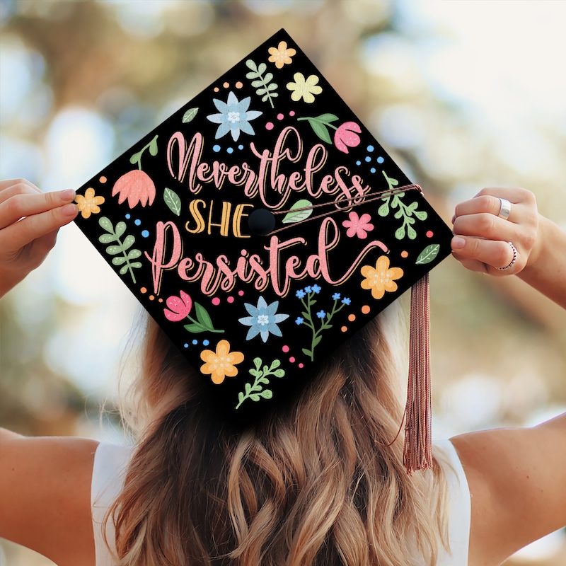 Floral Grad Cap - Etsy