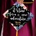 Personalized It's Time for A New Adventure Printed Graduation Cap ...