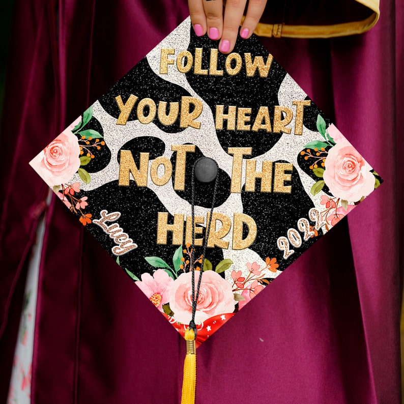 Farmer Grad Cap Topper Personalized Graduation Decoration - Etsy