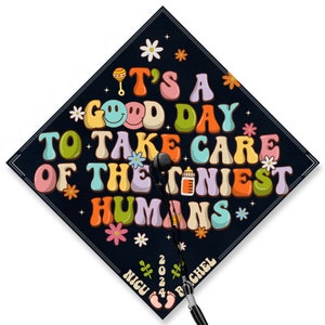 Personalized NICU Nurse Grad Cap Topper, NICU Cap Decorations to Honor ...