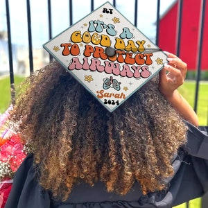 Respiratory Therapist Graduation Cap Topper, Customized RT Grad Cap to ...