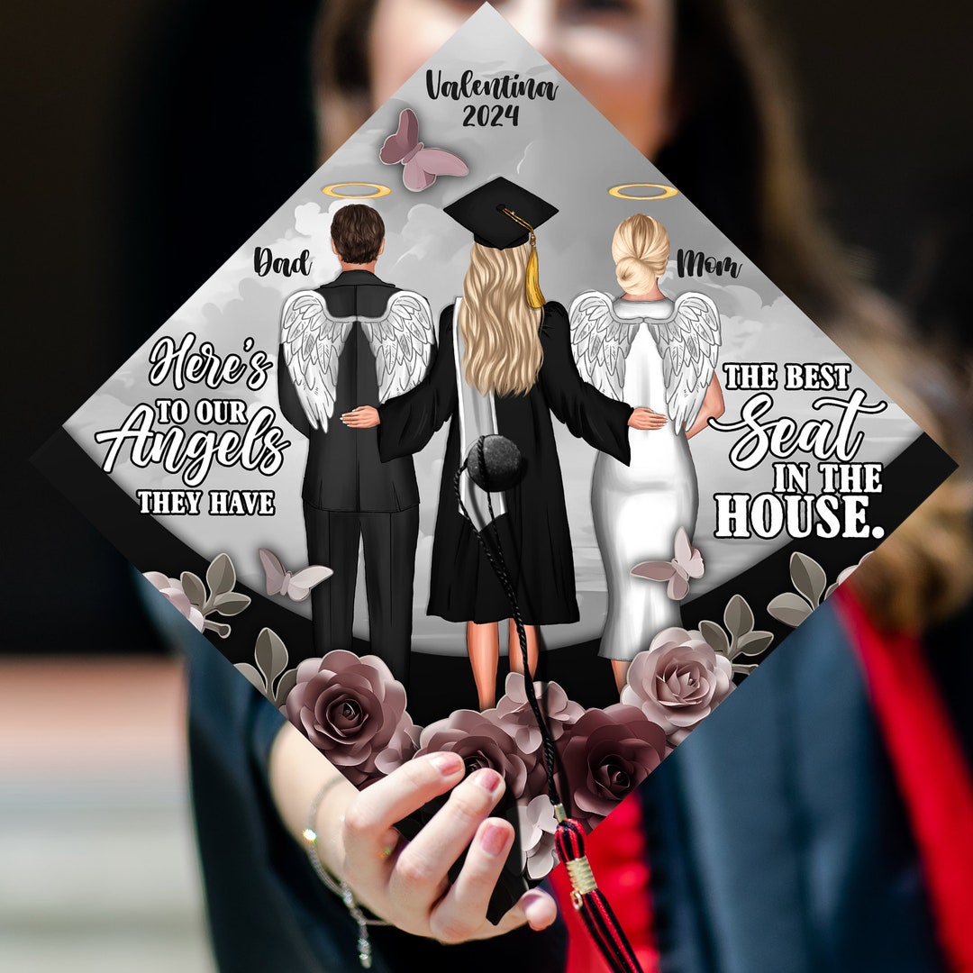 Custom Memorial Graduation Cap Topper, Best Seat in the House ...