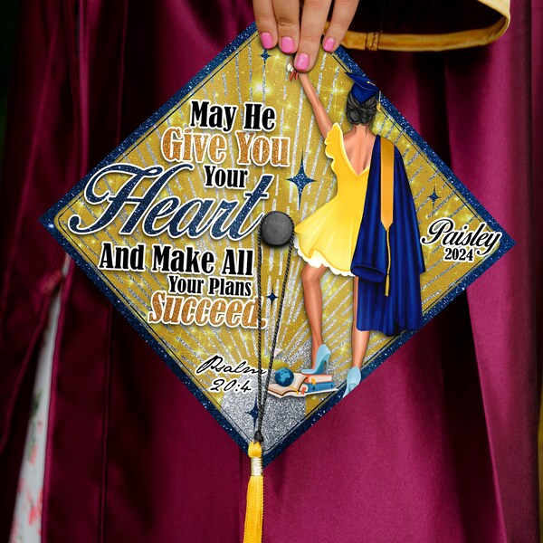 Bible Verse Grad Cap - Etsy
