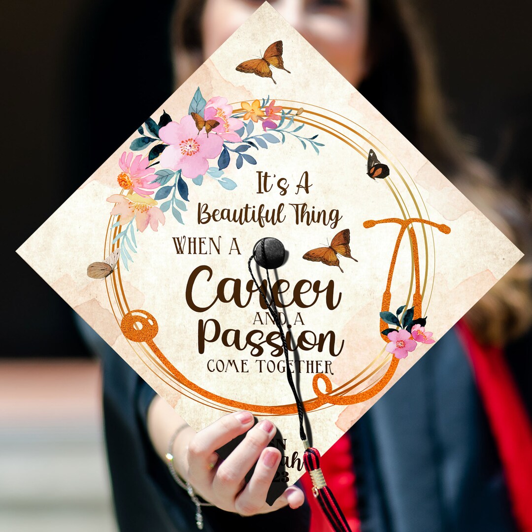 Personalized Nursing Graduation Cap, Custom Nursing Grad Cap Topper to ...