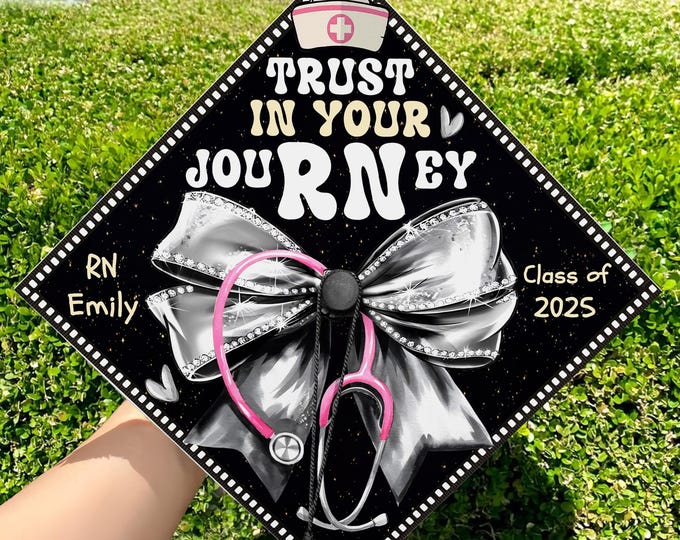 Custom Graduation Cap Topper Personalized Grad Cap - Senior Class of ...