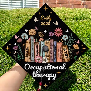 Occupational Therapy Graduation Cap Topper, Customized OT Grad Cap ...