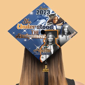 Custom Senior Graduation Cap Topper, High School Grad Cap Topper ...