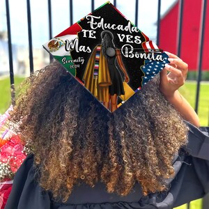 Custom Educada Te Ves Mas Bonita Graduation Cap, Personalized First ...