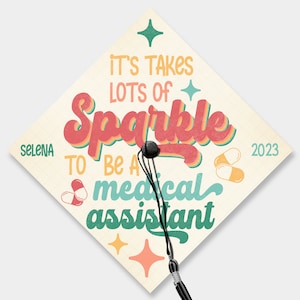 Custom Medical School Graduation Cap Topper Custom RN Cap - Etsy