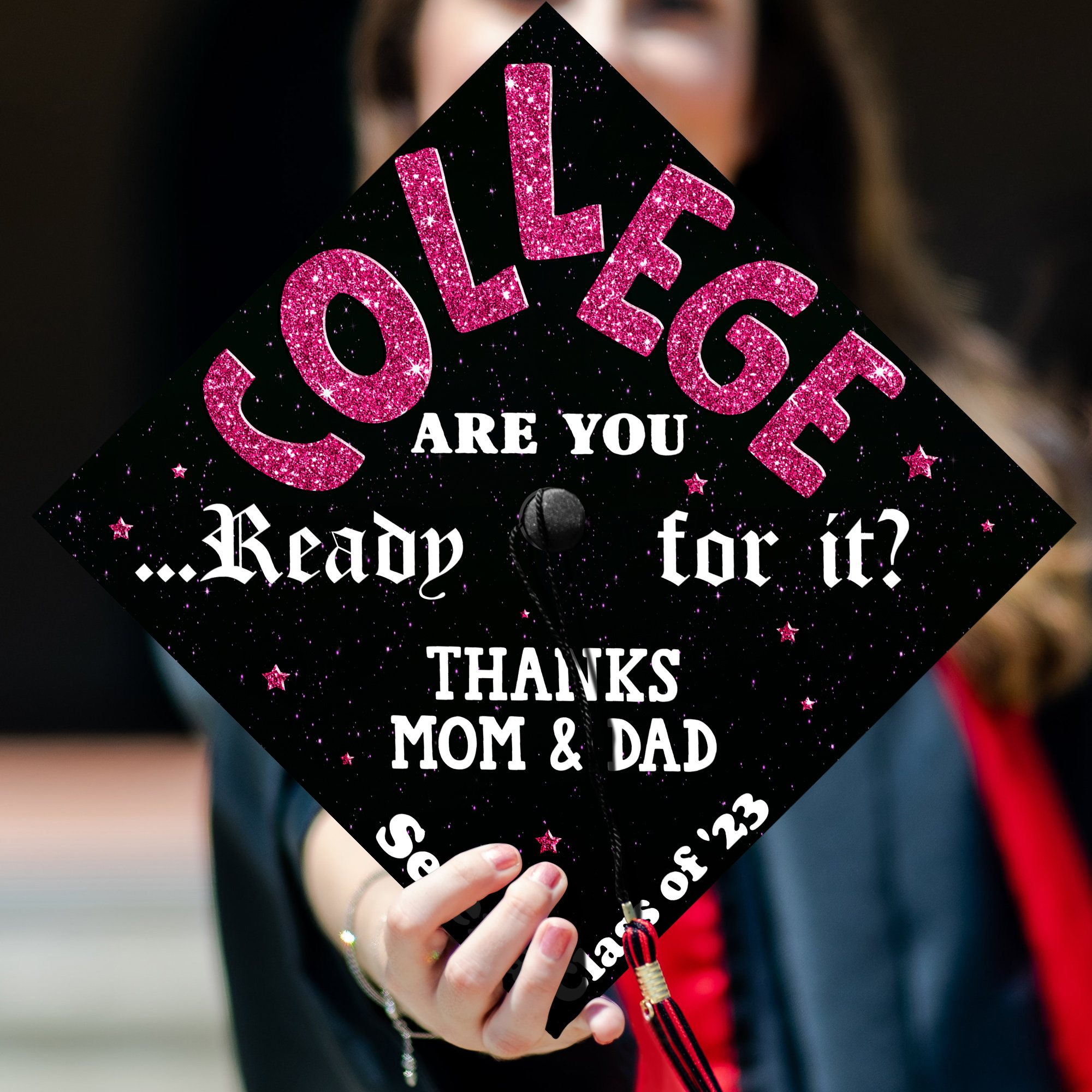 Graduation Cap Ideas Thanks Mom And Dad