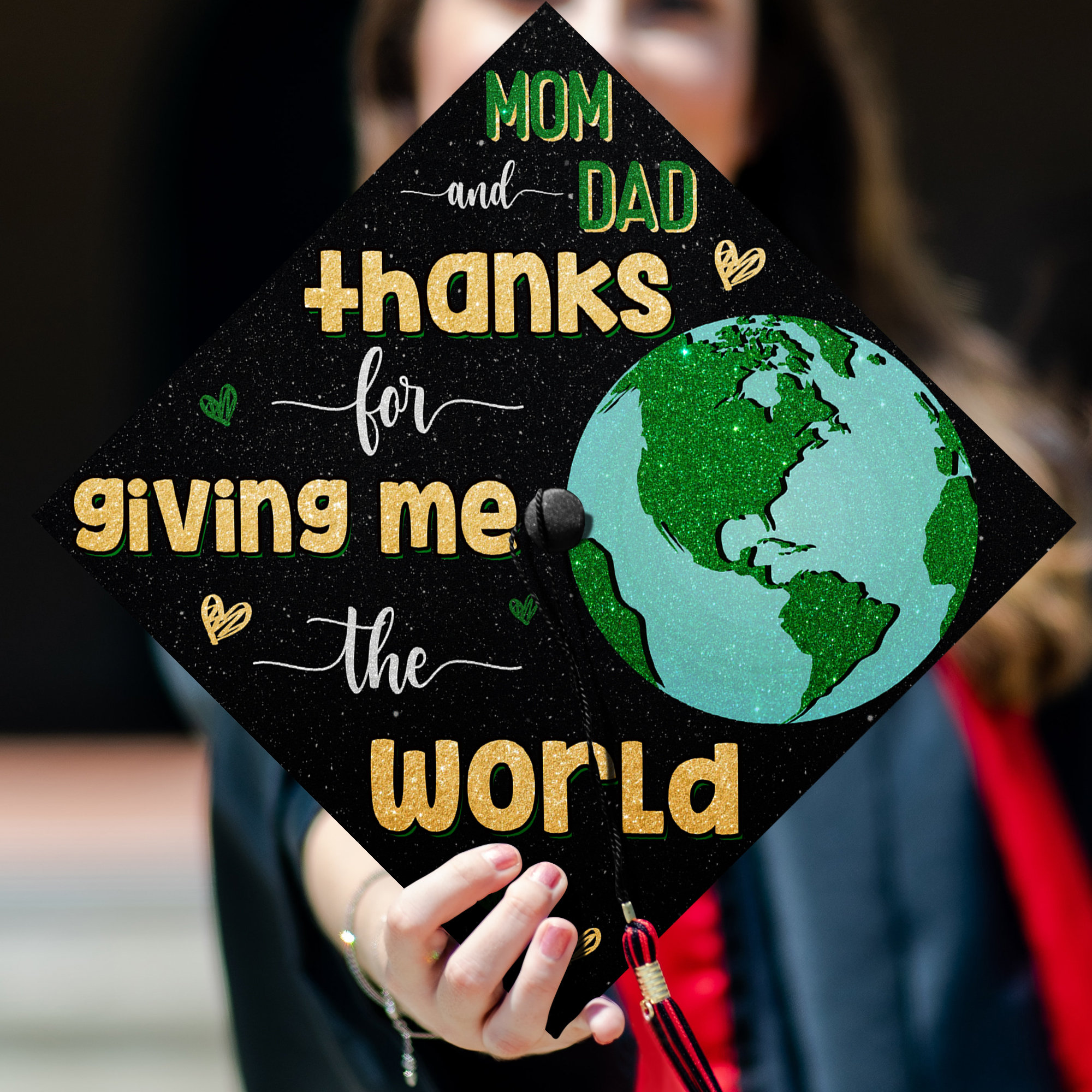 Graduation Cap Ideas Thanks Mom And Dad