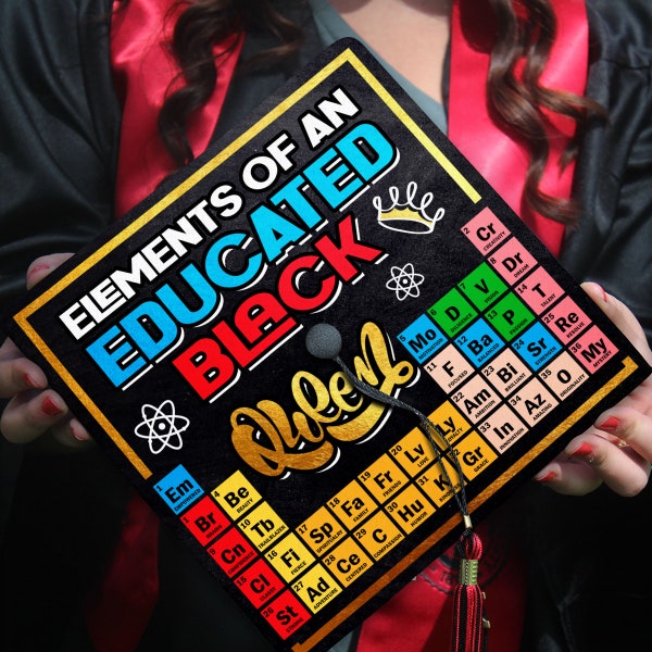 Graduation Cap Topper African American - Etsy
